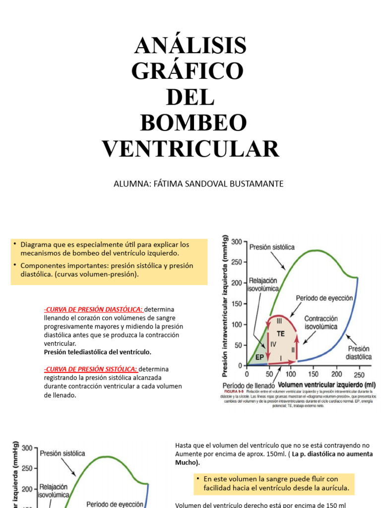 Bombeo Ventricular - Fisiología | PDF | Corazón | Ventrículo (corazón)