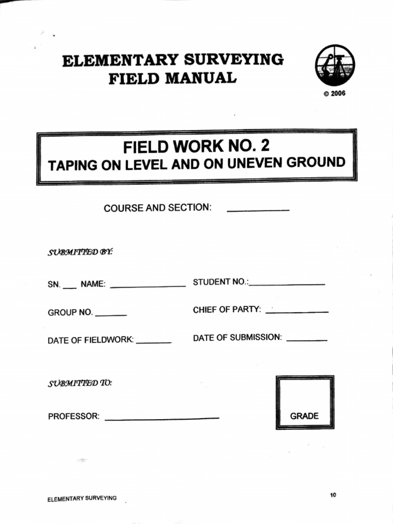 Field Work No. 2 | PDF