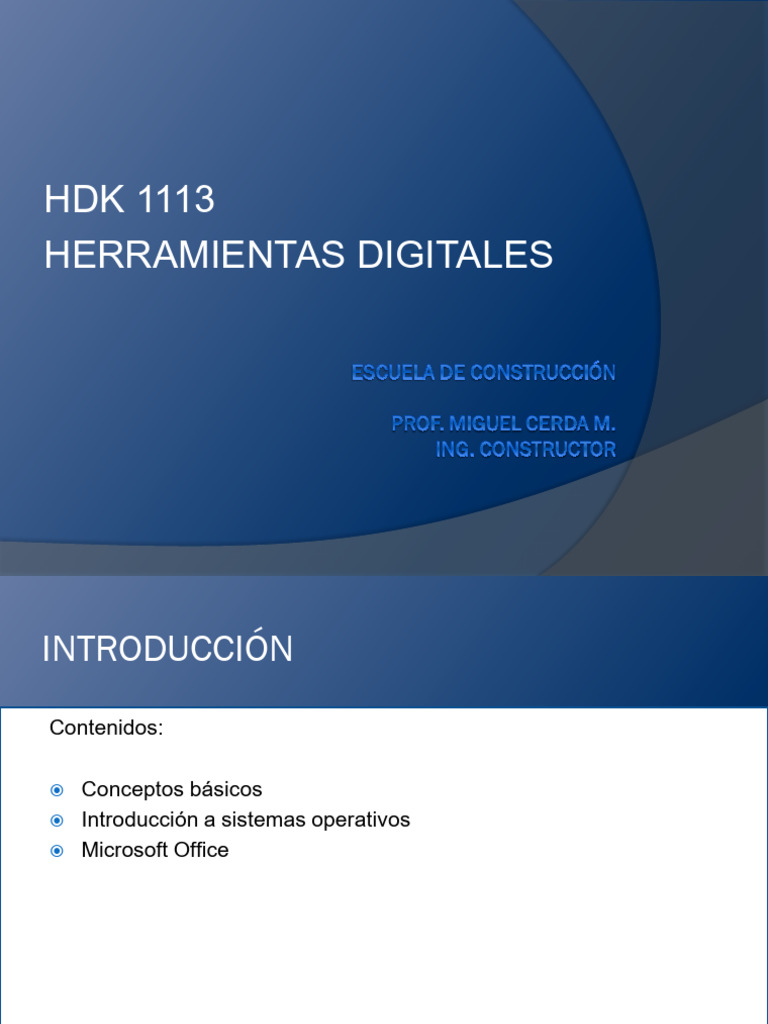 HDK 1113 - Introduccion | PDF