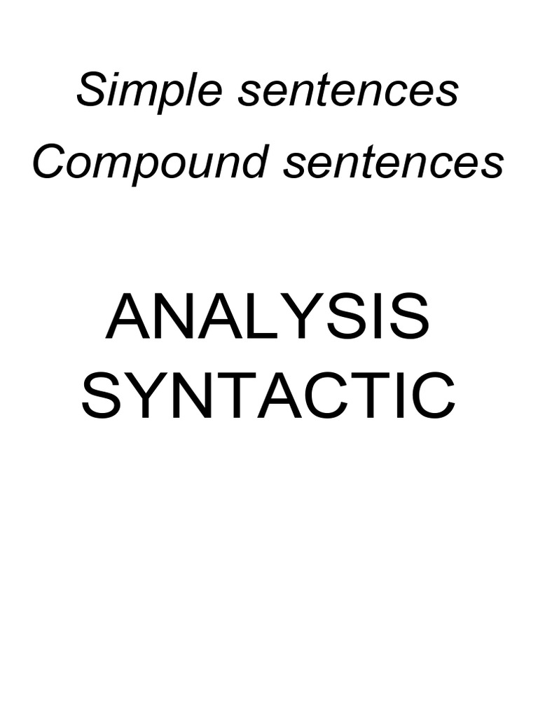 OS Syntactic Analysis and O.C. | PDF | Verb | Subject (Grammar) OS Syntactic Analysis and O.C. | PDF | Verb | Subject (Grammar)