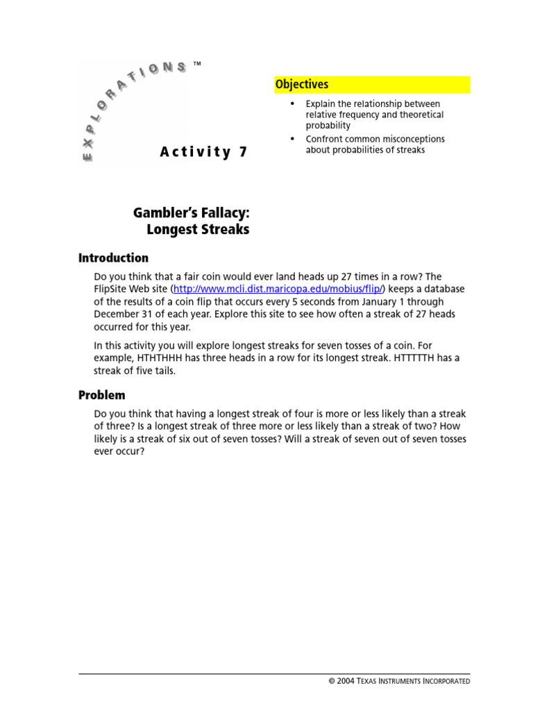 ExploringMath Probability Act7 | PDF | Probability | Simulation