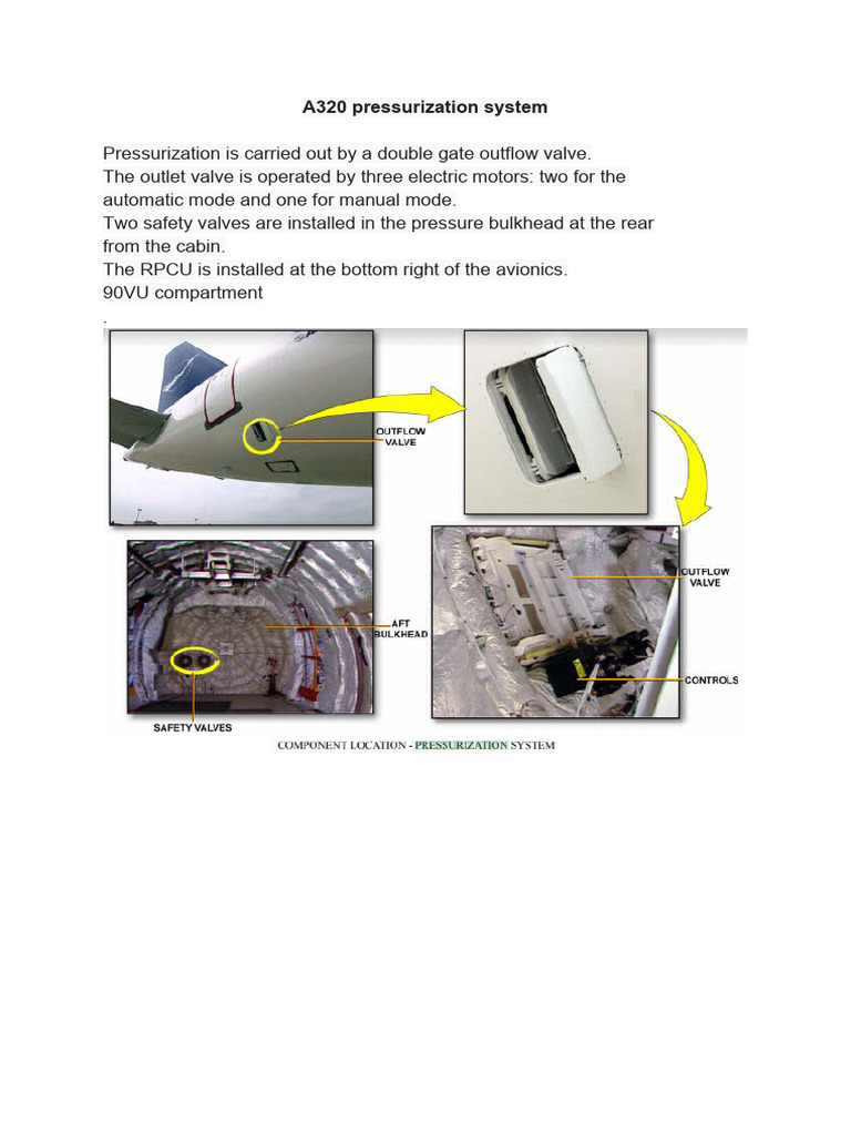A320 Cabin Pressurization Overview | PDF | Equipment | Aerospace