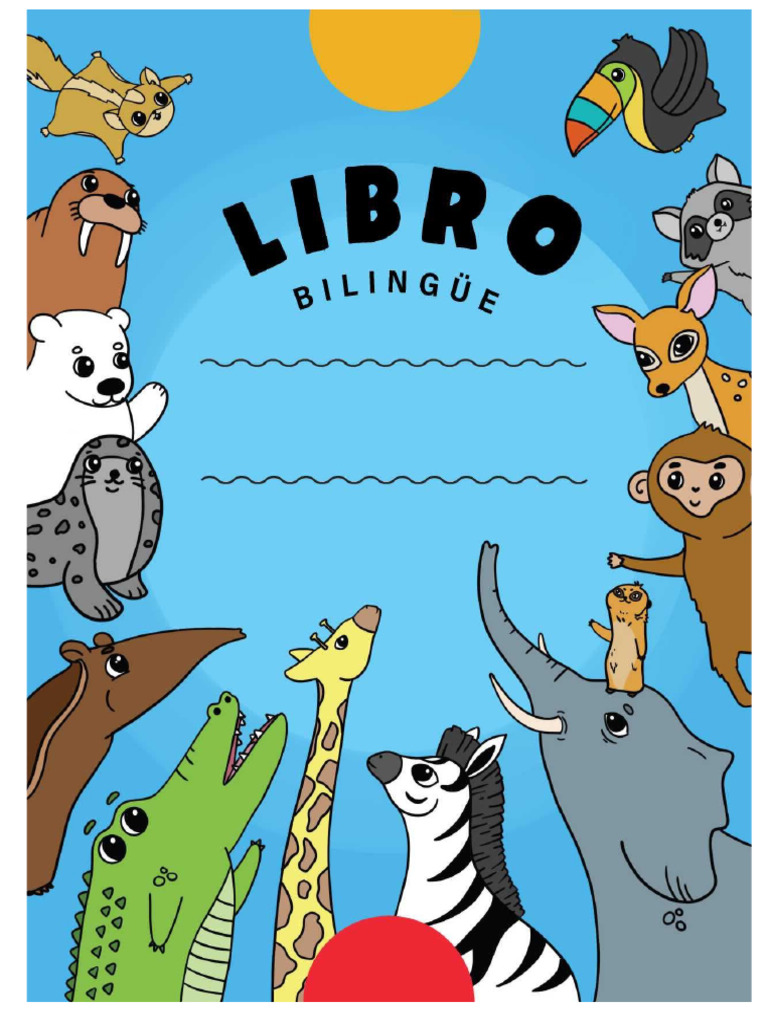 Livre de Coloriage Bilingue | PDF | Raton laveur | Ours blanc