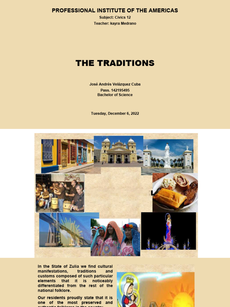 Zuliana Traditions | PDF