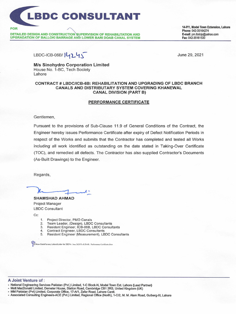 6B Performance Certificate 2021.6.29 | PDF