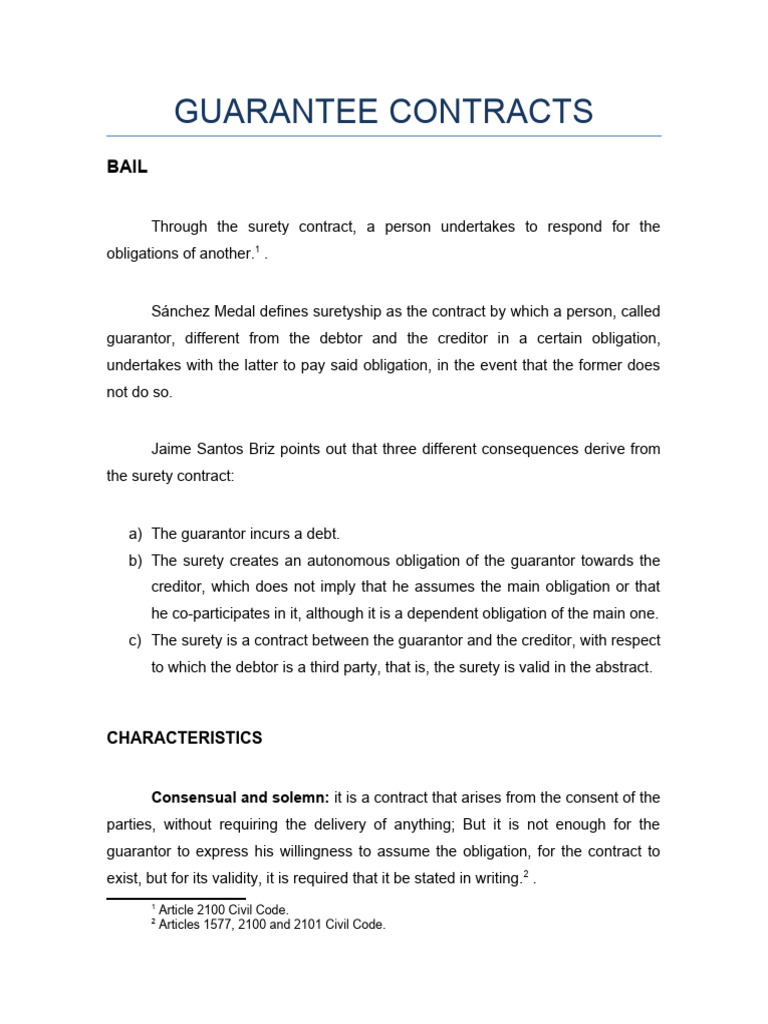 Surety Contract | PDF | Surety | Guarantee