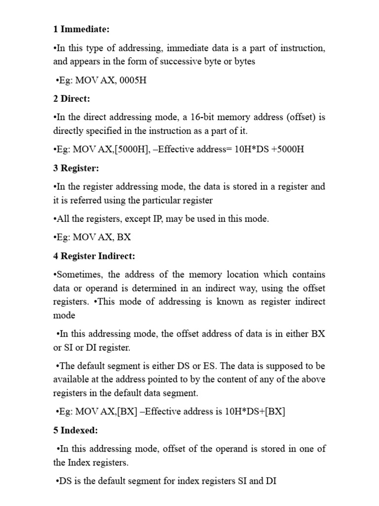 1 Immediate | PDF | Random Access Memory | Dynamic Random Access Memory