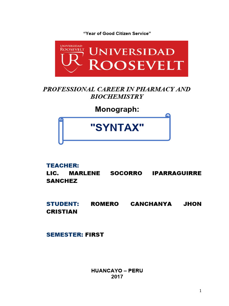 Monograph Syntax | PDF | Syntax | Phrase