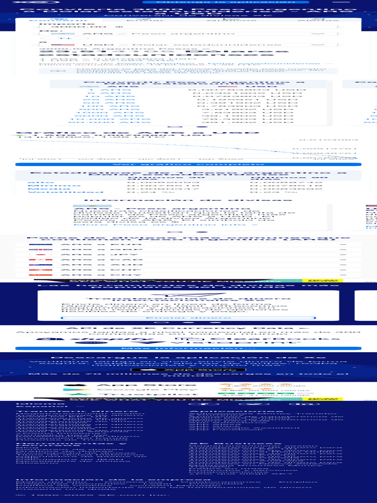 Argentine Pesos A Dólares Estadounidenses Convi | PDF | Dólar de los Estados Unidos | Moneda