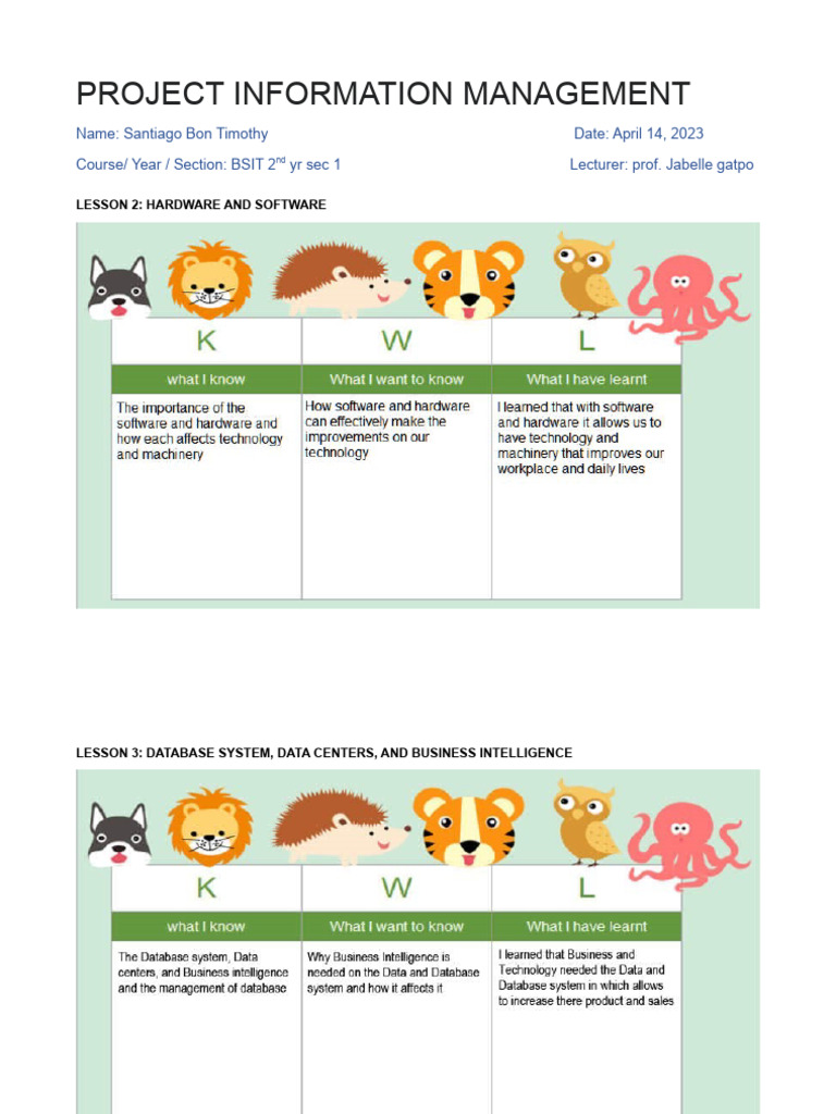 Project Information Management | PDF