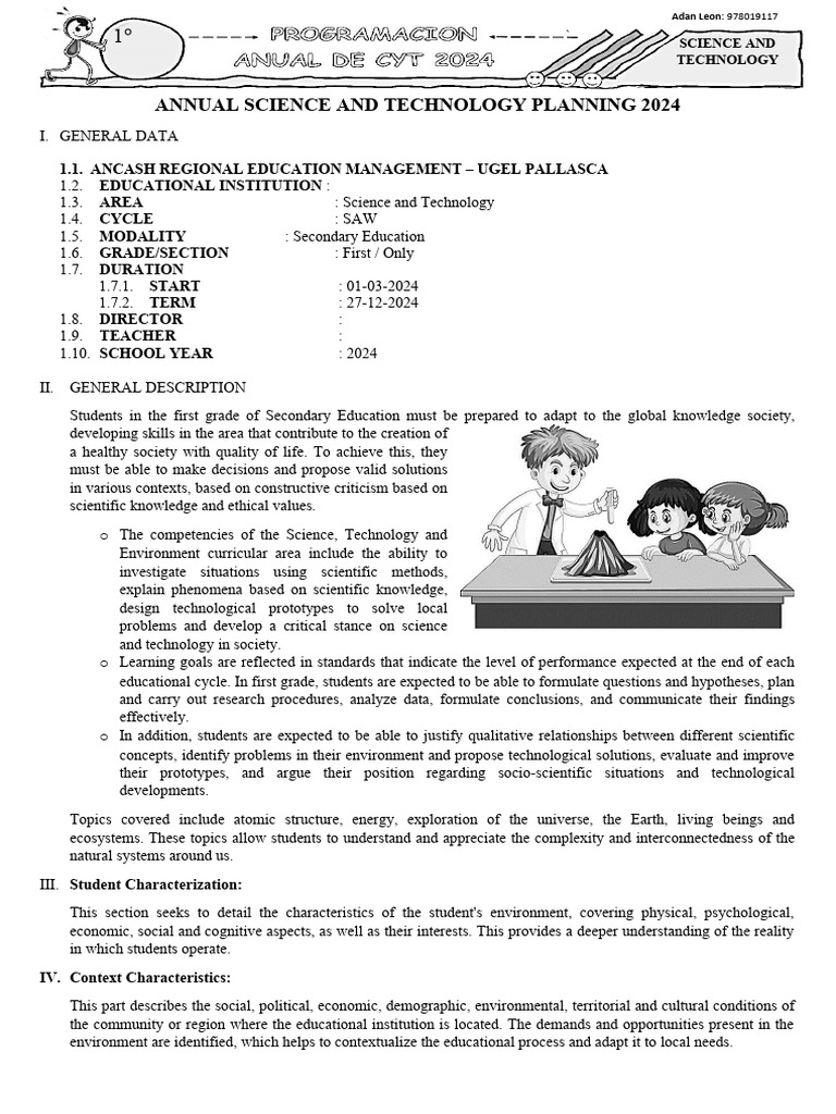 1st ANNUAL SCIENCE AND TECHNOLOGY PLANNING 2024 | PDF | Earth Sciences ...