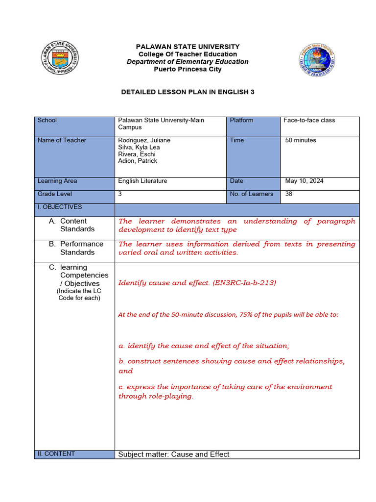 Final DLP in SC English 2 . | PDF | Multiple Choice | Learning