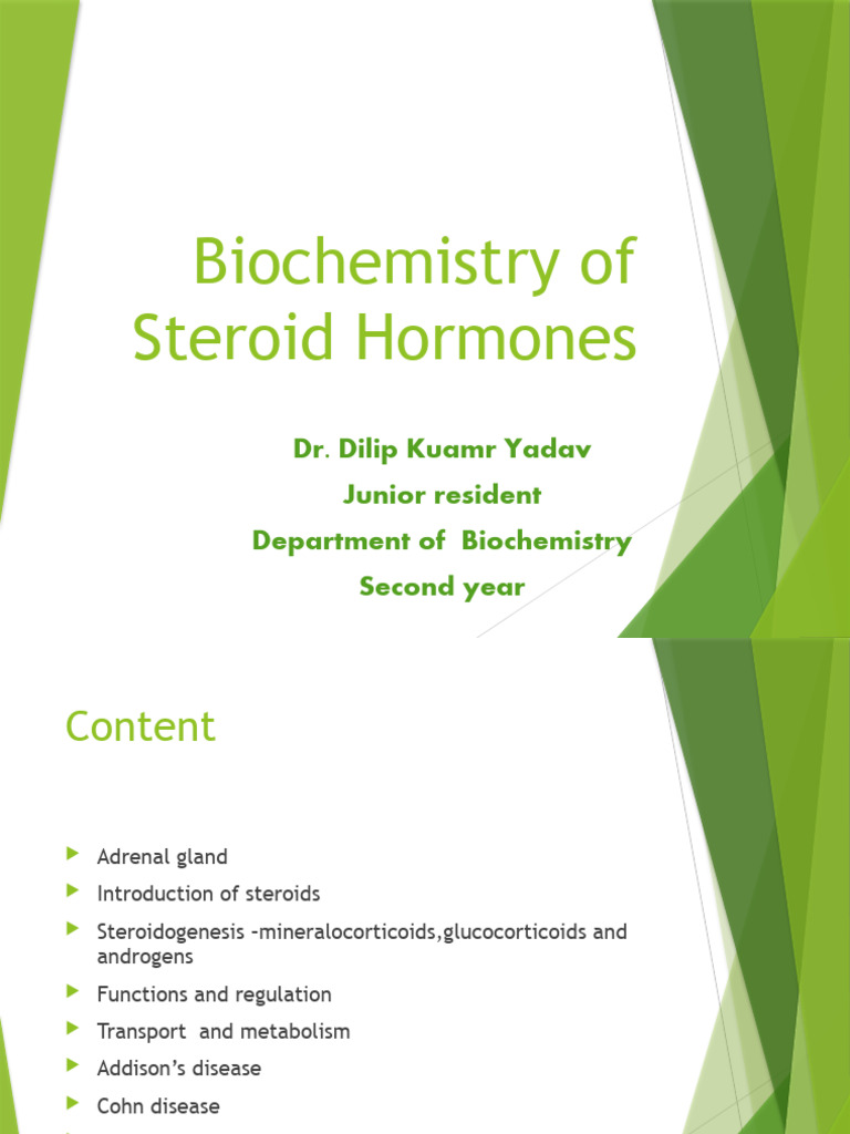 DLP Biochemistry of Steroid Hormone | PDF | Adrenal Gland | Endocrine ...