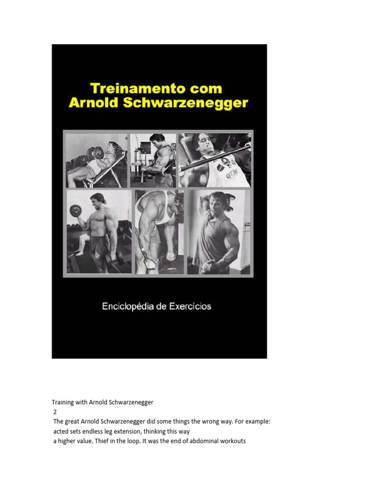 Arnold's Intense Training Regimen | PDF | Arnold Schwarzenegger ...