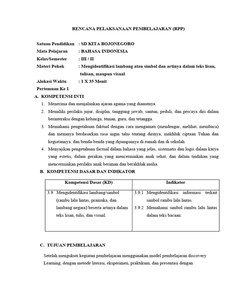 RPP Ujian | PDF | Karier & Perkembangan