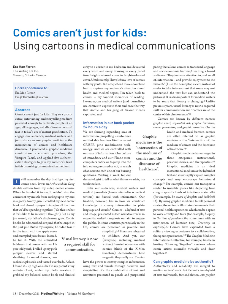 Comics Aren T Just For Kids | PDF | Healing | Comics