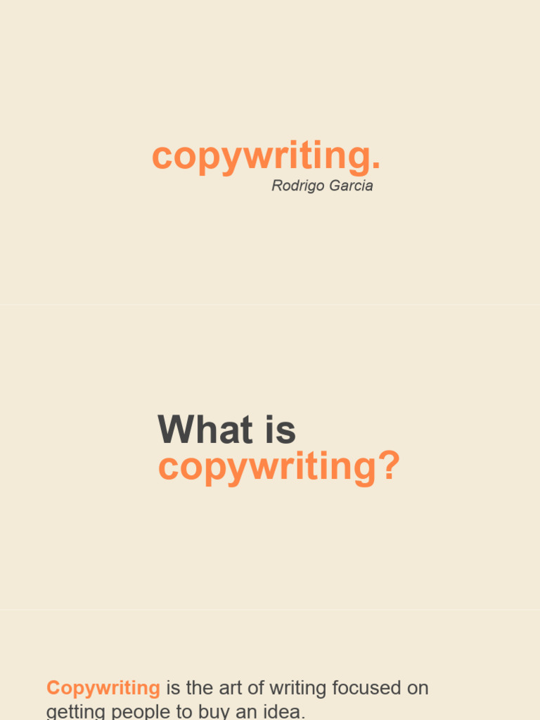 Copywriting | PDF | Copywriting | Marketing
