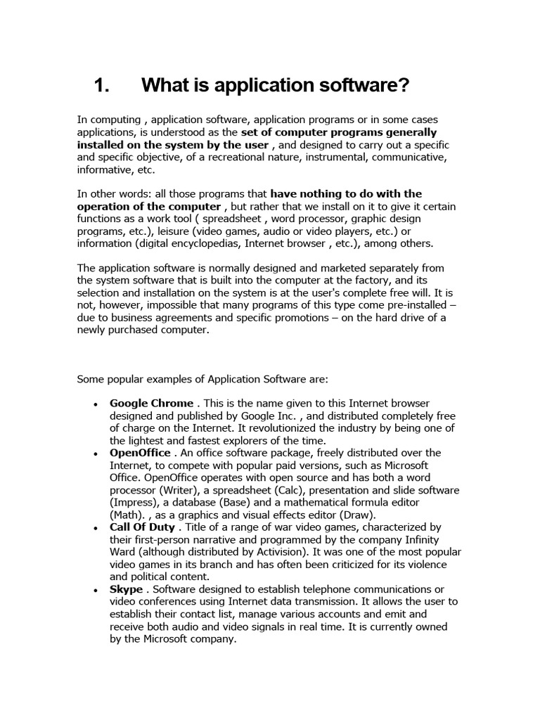 App Software | PDF | Application Software | Software