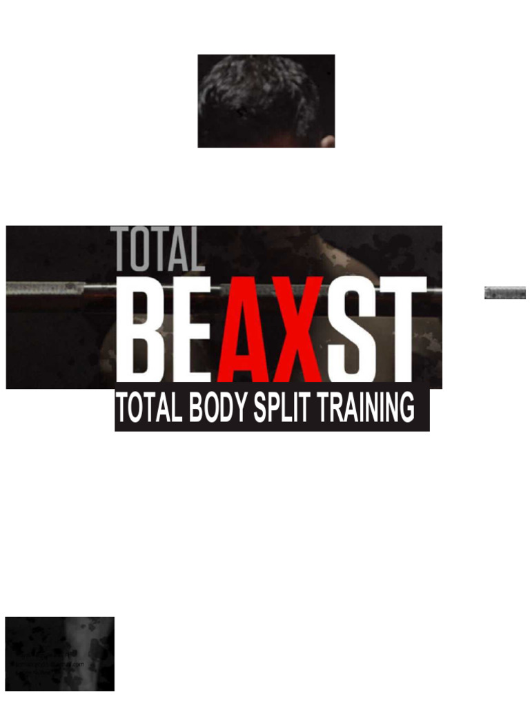 01 Spanish TOTAL BEAST Month 1 | PDF | Strength Training | Management ...