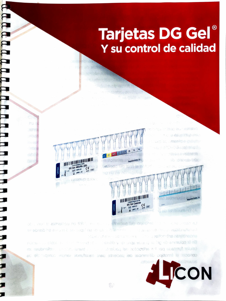 Uso y Manejo de Tarjetas DG Gel Coombs | PDF | Tipo de sangre | Anticuerpo