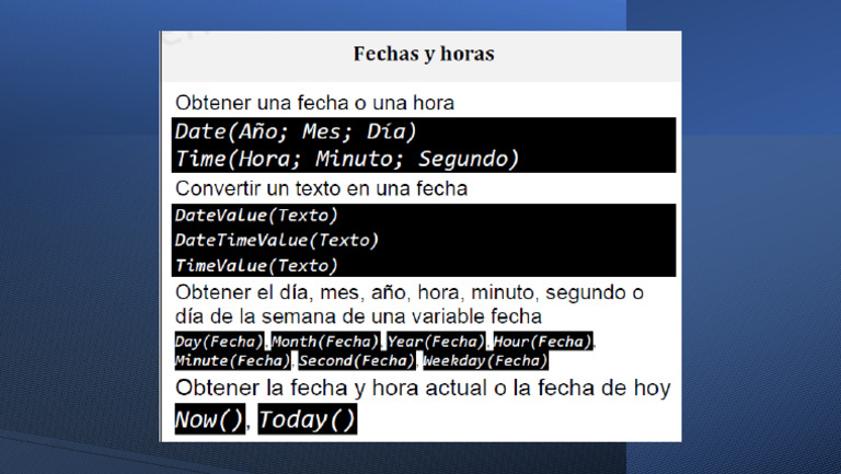 6-Fechas y Hora en Power Apps | PDF