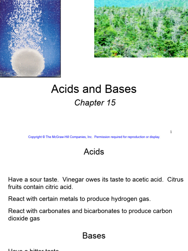 Chapter 15 Acids Bases | PDF | Acid | Ph