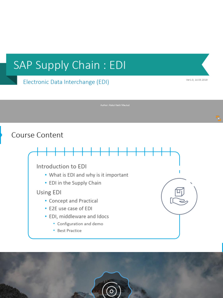Presentation v3 | PDF | Electronic Data Interchange | Invoice