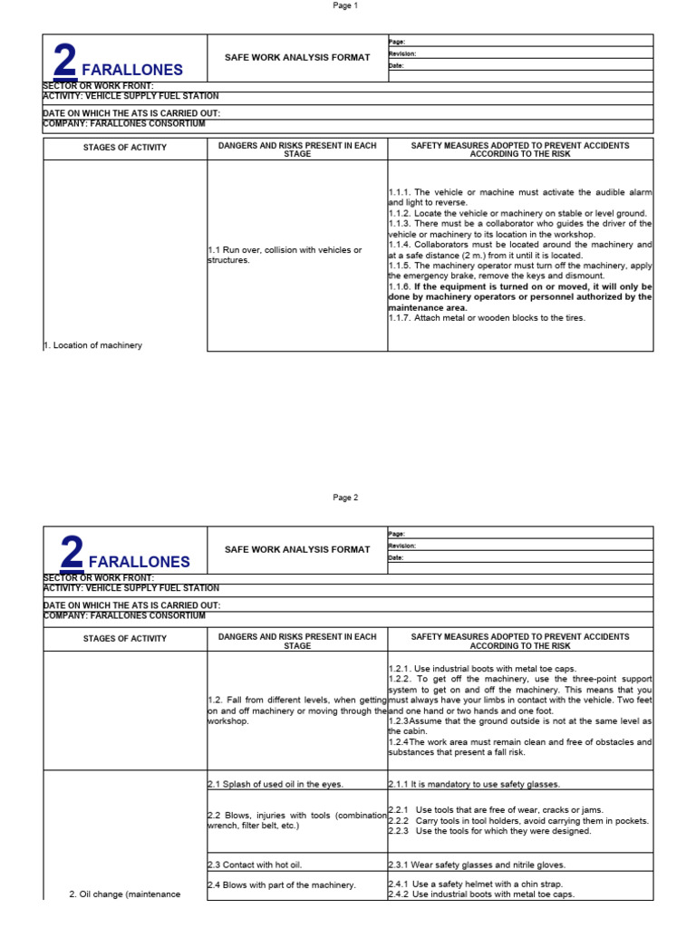Ats Oil Change and Machinery Lubrication | PDF | Vehicles | Filling Station