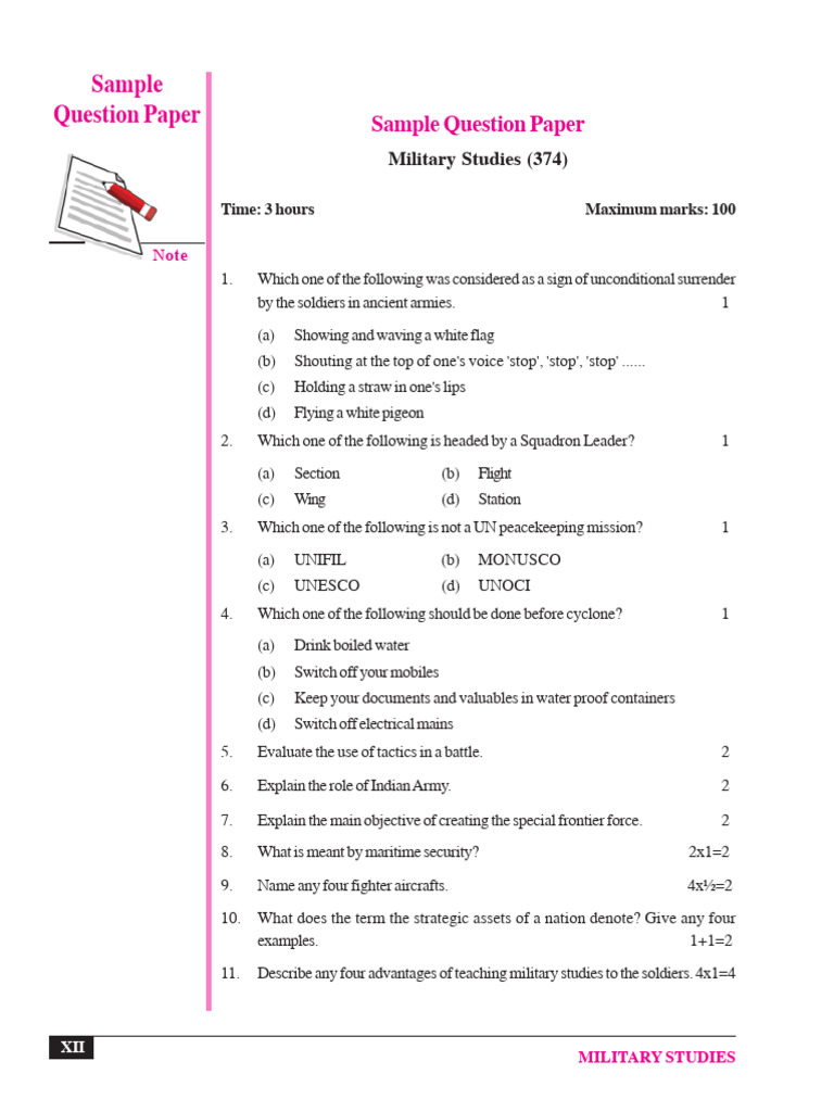 Sample QPaper With Marking Scheme | PDF | Cyberwarfare | Security