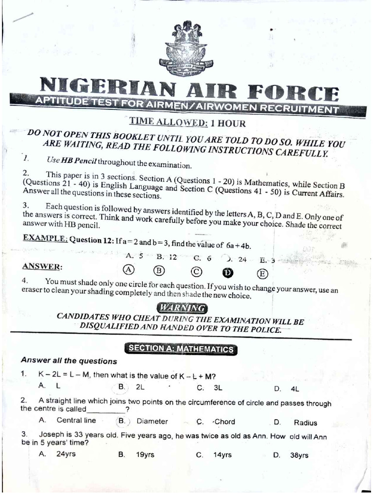 Naf Pass Question | PDF