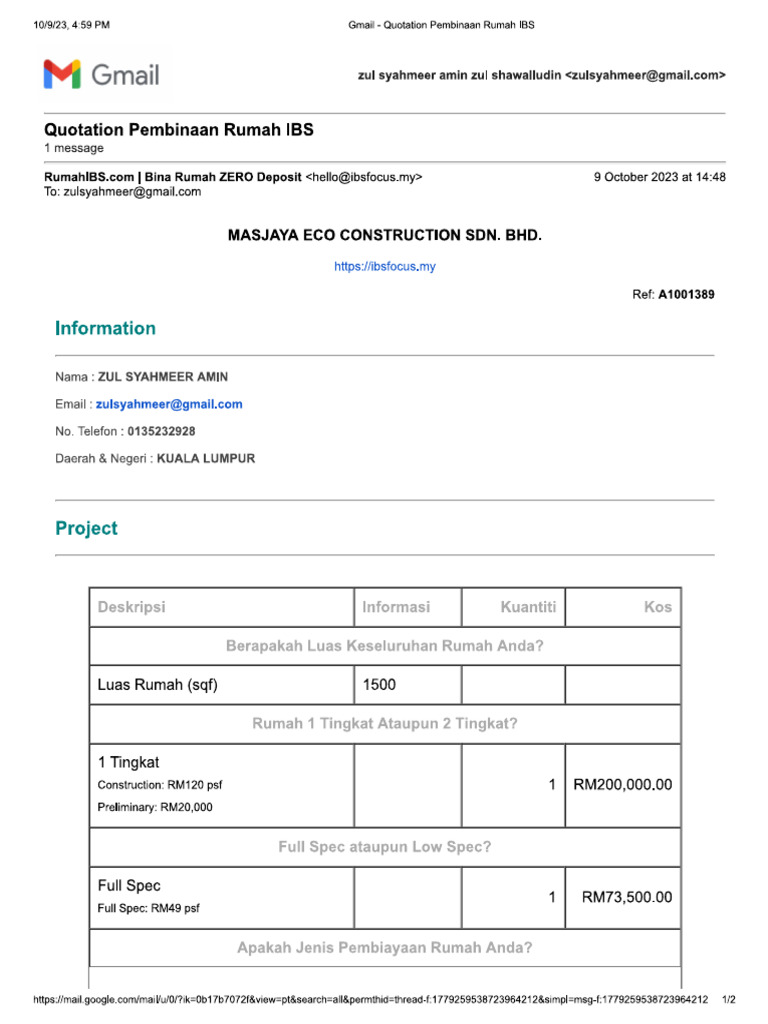 Market Ibs House | PDF