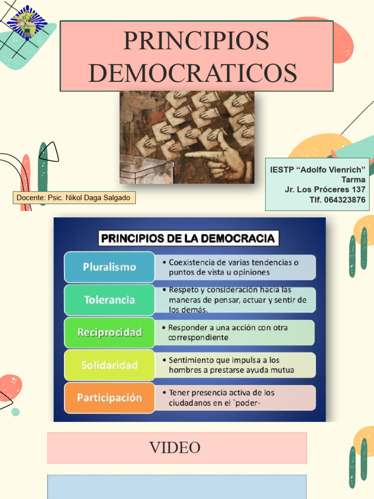 Principios de La Democracia | PDF