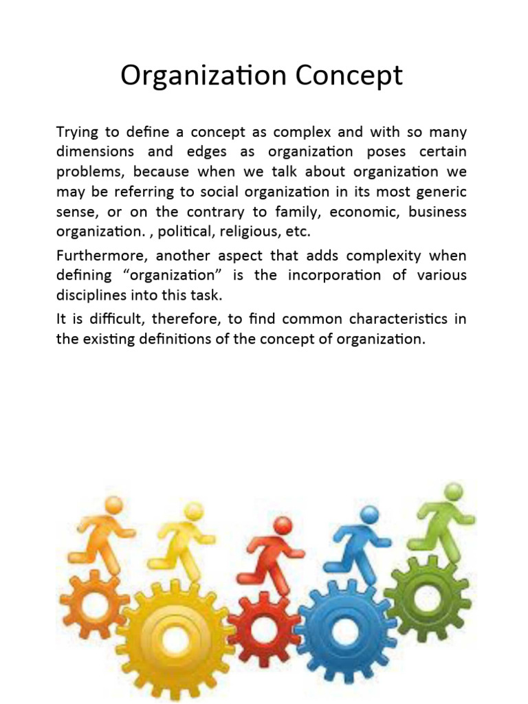 Organization Concept | PDF | Concept | Employment