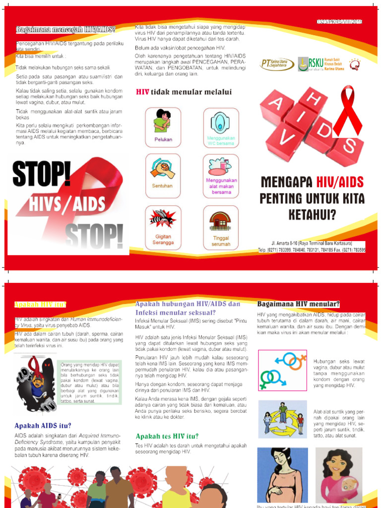 Leaflet Hiv Aids Ok | PDF