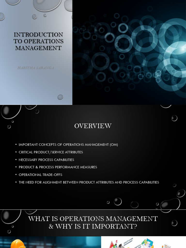 Intro To OM-Foundations of Mgmt-2024 | PDF | Labour Economics ...