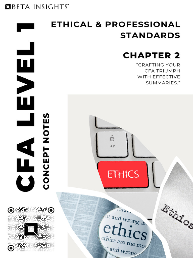 Cfa L1 Eps CH2 | PDF | Integrity | Conflict Of Interest