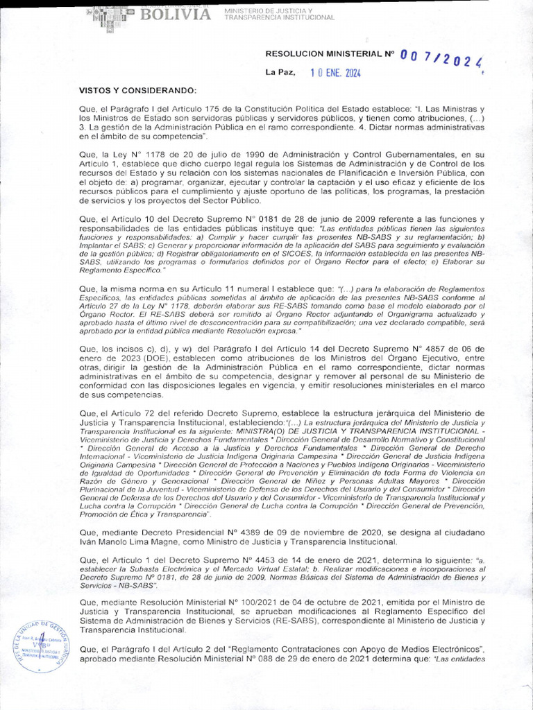 Re Sabs 2024 Min - Justicia | PDF