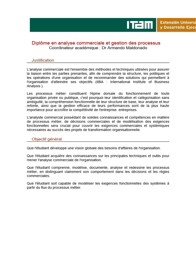 Analyse Commerciale | PDF | Processus d'affaires | Workflow