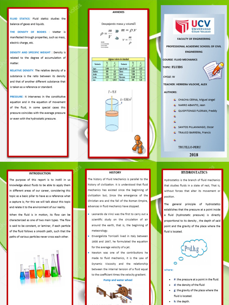 Triptych-Fluid Mechanics | PDF | Fluid Mechanics | Pressure