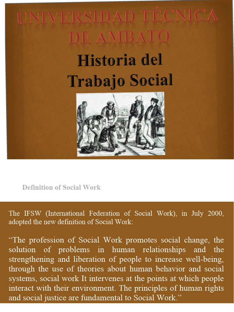 History of Social Work | PDF | Social Work | Poverty