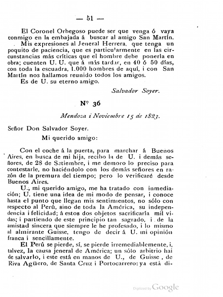 Luis Orbegoso - Documentos Mariscal Orbegoso 1 - 1908 Lima-Page69 | PDF