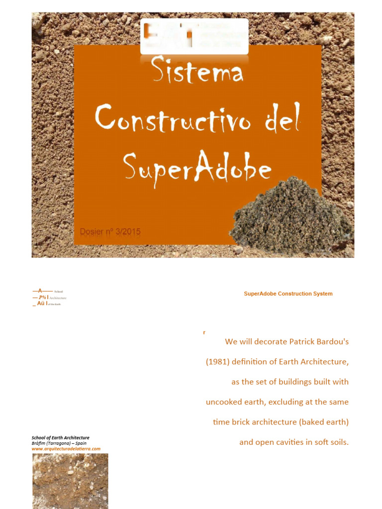 SuperAdobe Manual | PDF | Social Science | Technology & Engineering