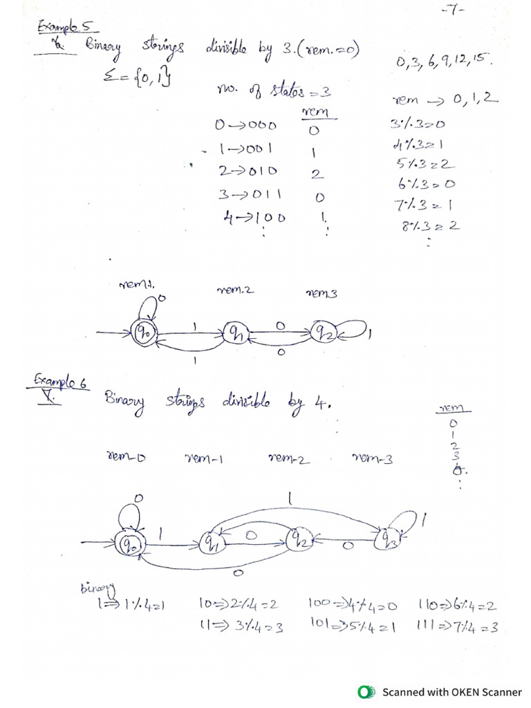 3 DFA Construction | PDF