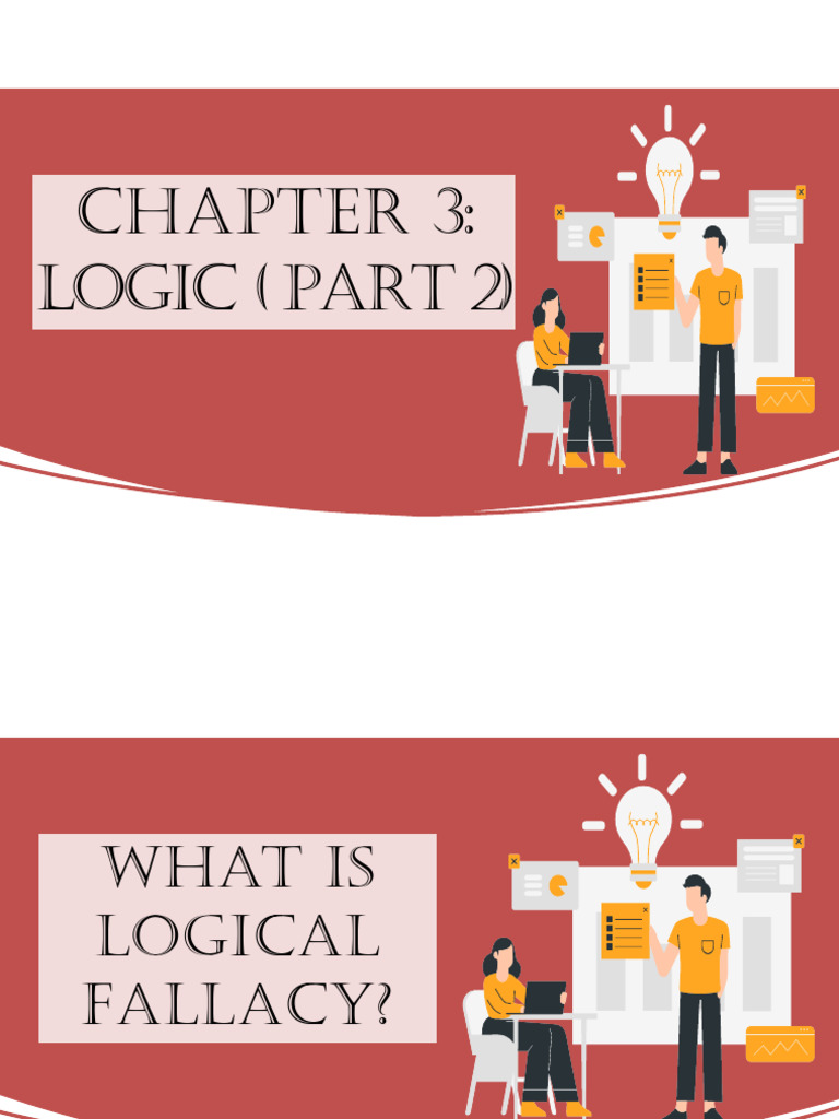 Week 5 - Chapter 3 Logic (Part 2) | PDF | Fallacy | Argument