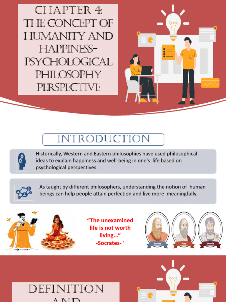 Week 6 - Chapter 4 The Concept of Humanity - Psychological Philosophy ...