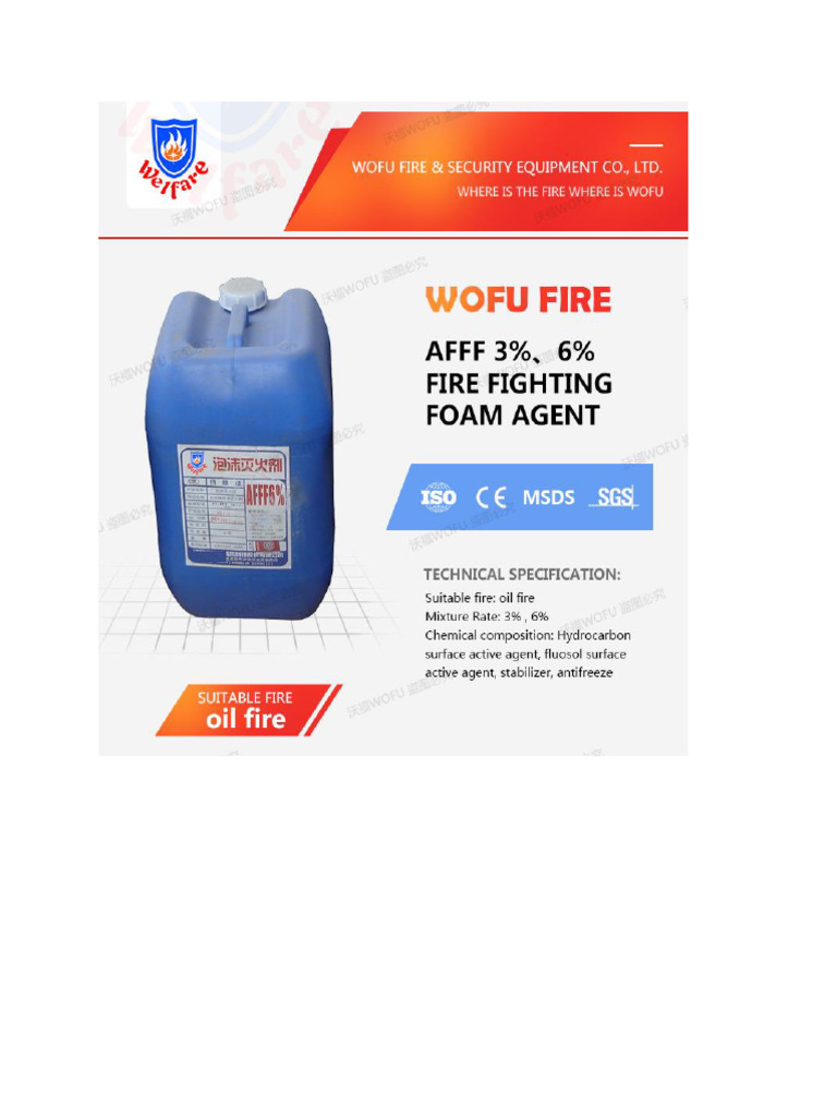 Product Description of AFFF- | PDF