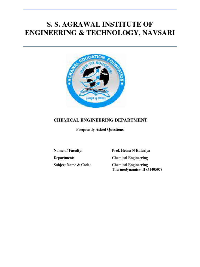 Cet Ii Faq | PDF | Chemical Equilibrium | Gases