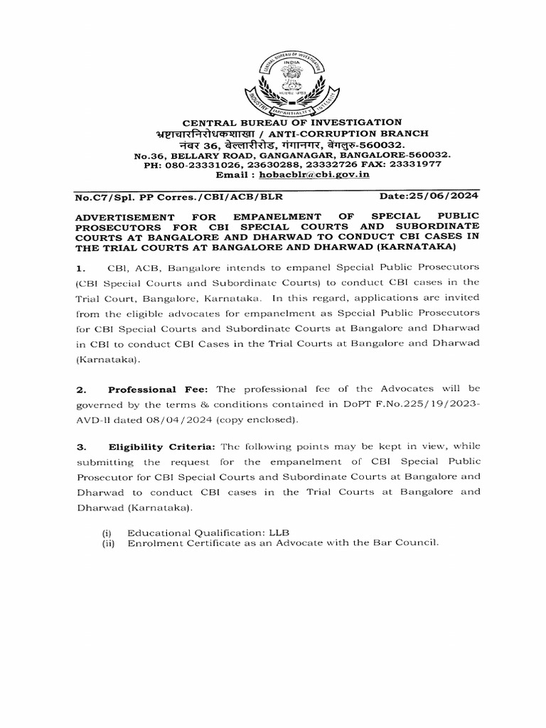 Cbi PDF | PDF | Advocate | Lawyer