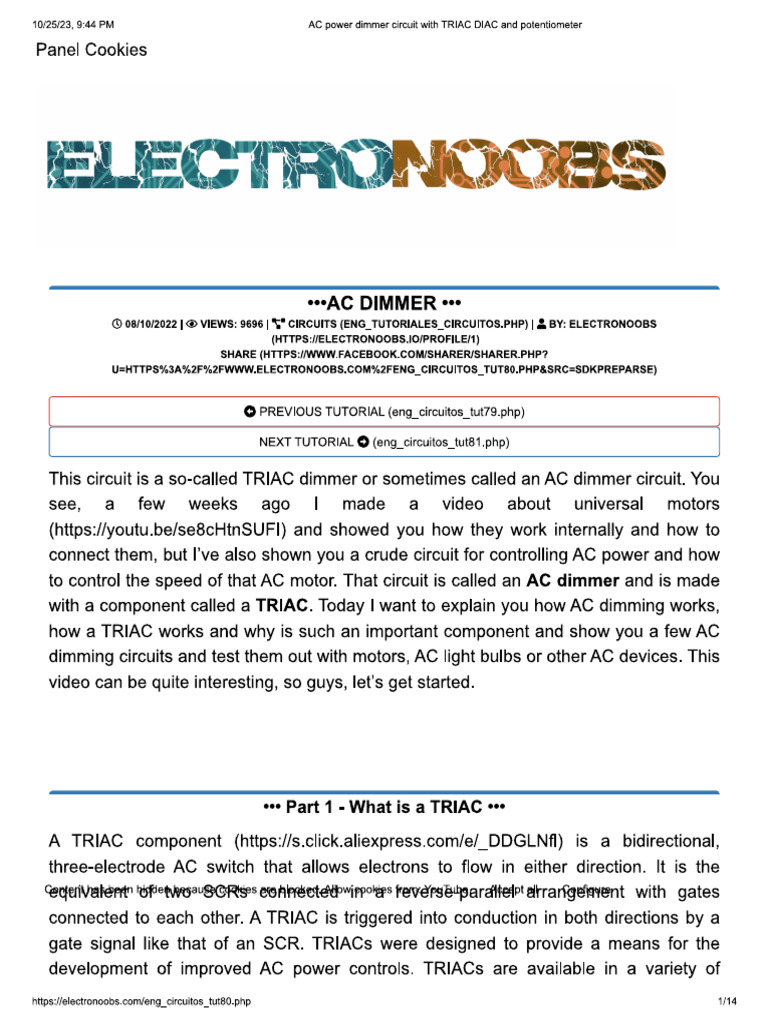 scr circuit | PDF