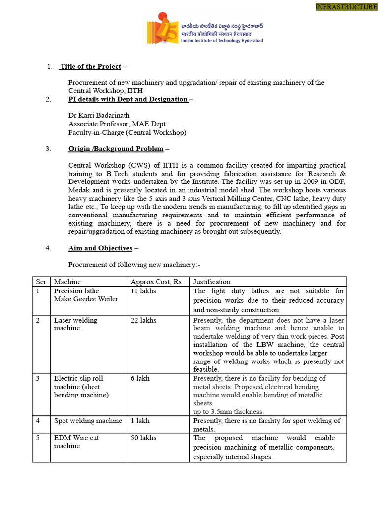 Infrastructure CSR Proposals | PDF | Artificial Intelligence | Intelligence (AI) & Semantics